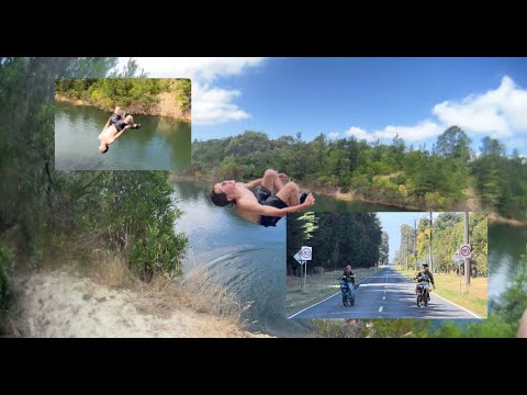 Insane 50 Foot Cliff jump ( devil's bend ) - YouTube