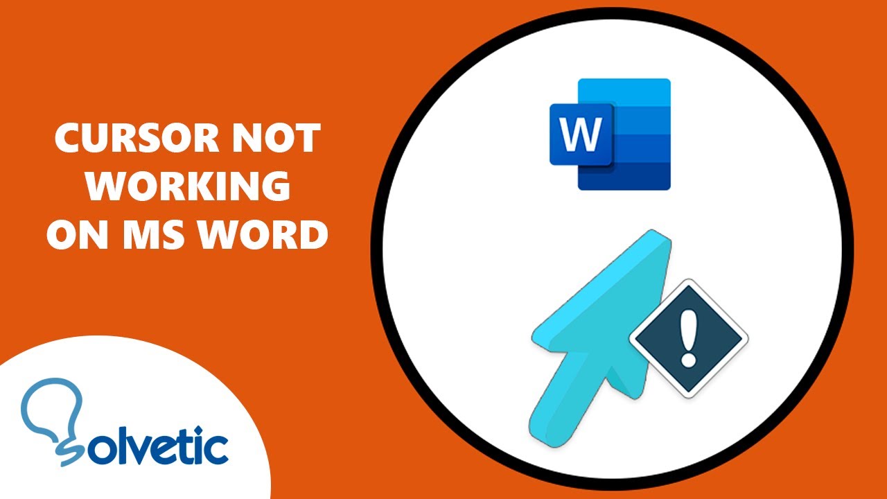 Cursor Not Working on MS Word - YouTube