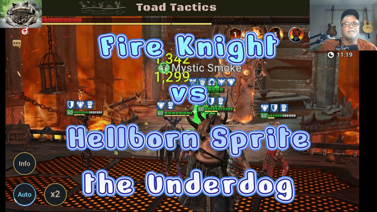 Fire Knight 20 vs Hellborn Sprite - a budget team - Raid Shadow Legends ...