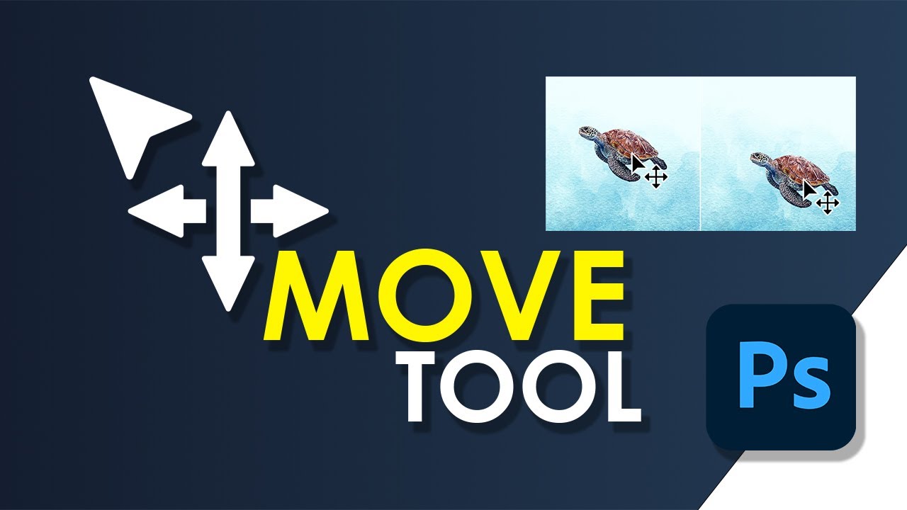 Move Tools in Photoshop CC - Part 6 - YouTube
