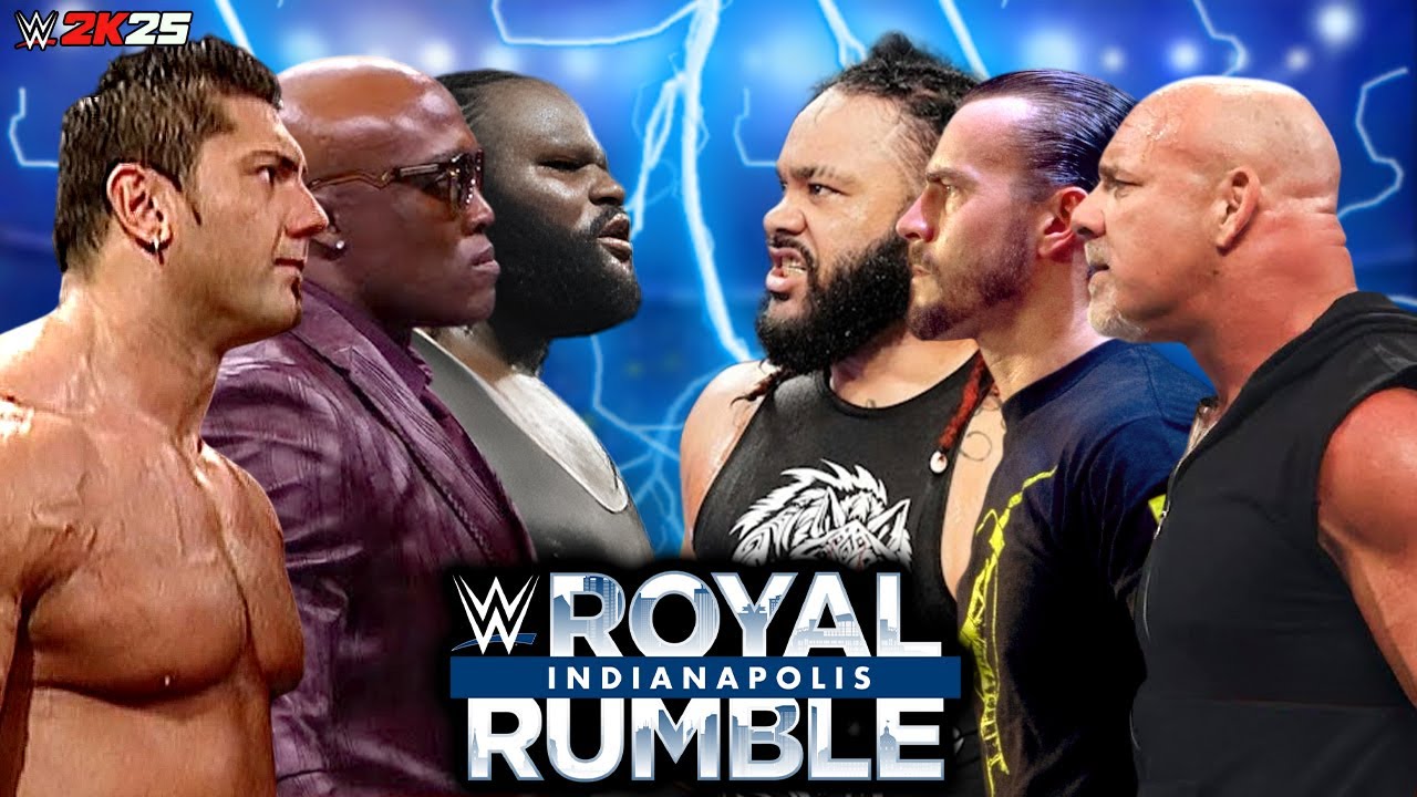 Batista Bobby Lashley & Mark Henry vs Goldberg CM Punk & Jacob Fatu ...