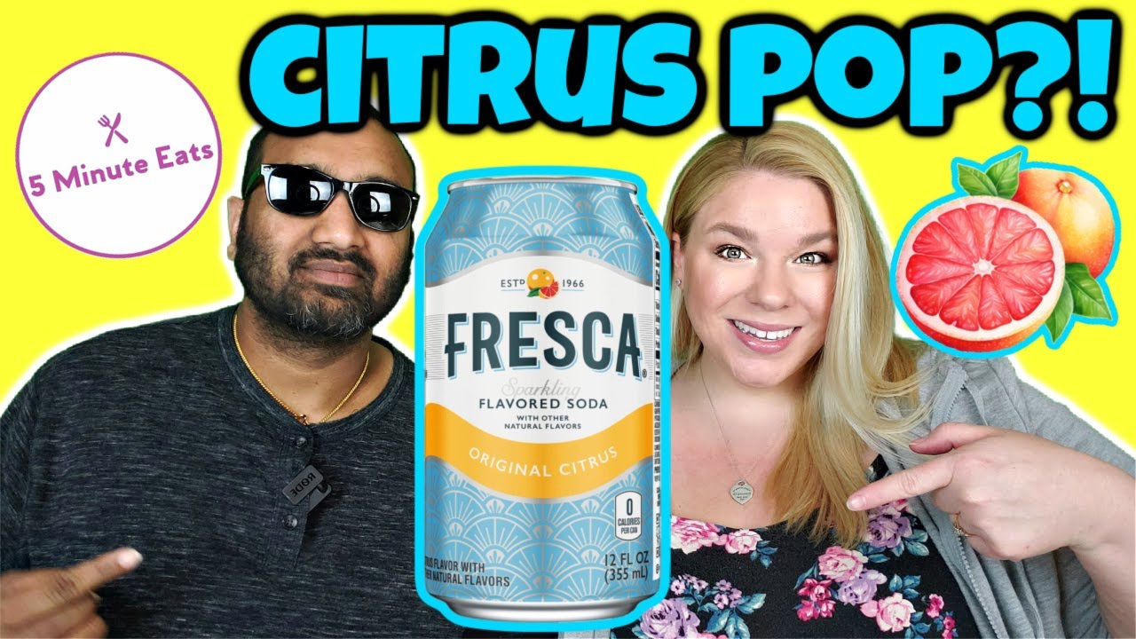 Fresca Sparkling Flavored Soda Original Grapefruit Citrus Review - YouTube