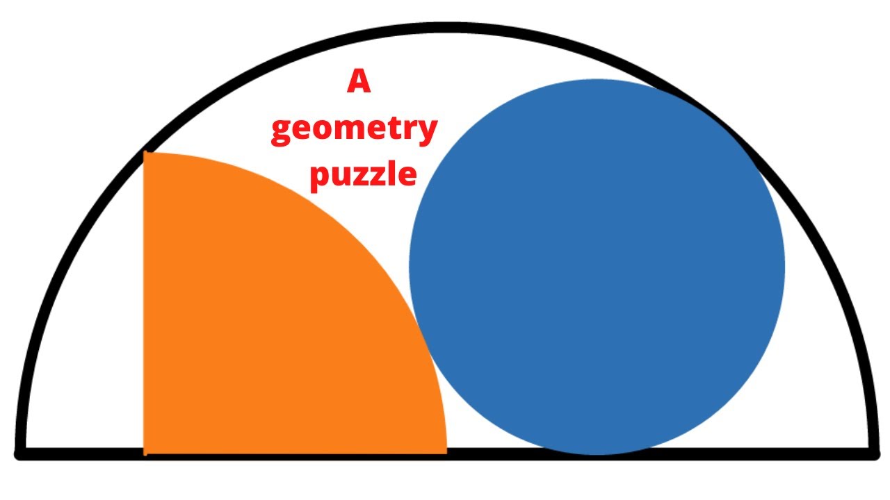 A circle, a semicircle, and a quarter circle - YouTube
