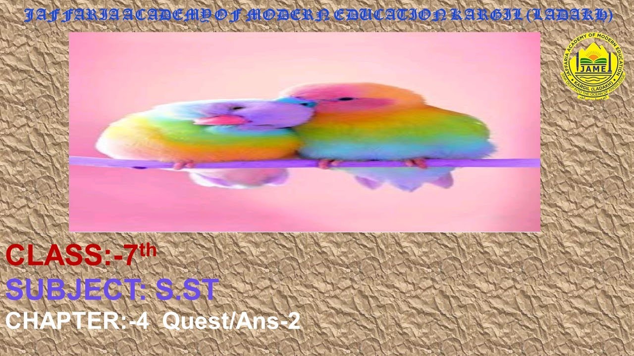 Class 7th S St Chapter 4 Questions Answers 2 YouTube class-7th-s-st-chapter-4-questions-answers-2-youtube
