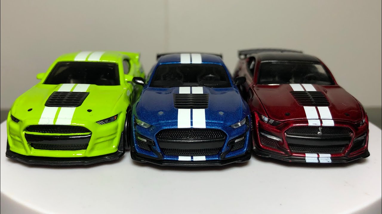Brand Battle Autoworld vs Mini GT vs Hot Wheels Mustang Shelby GT500 ...