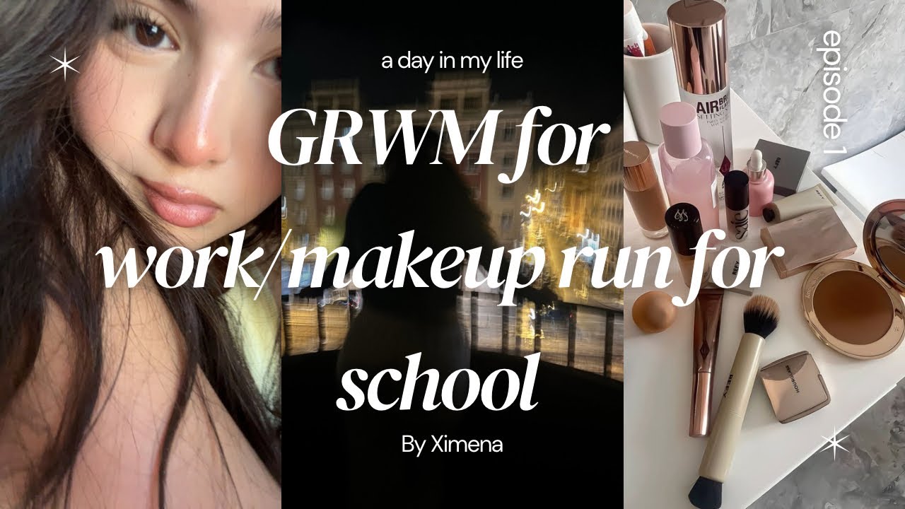 GRWM for work/ trial makeup run for school🎀 - YouTube