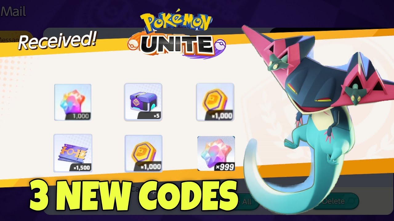 Pokemon unite gift codes 2023 January new | Pokemon unite codes new ...