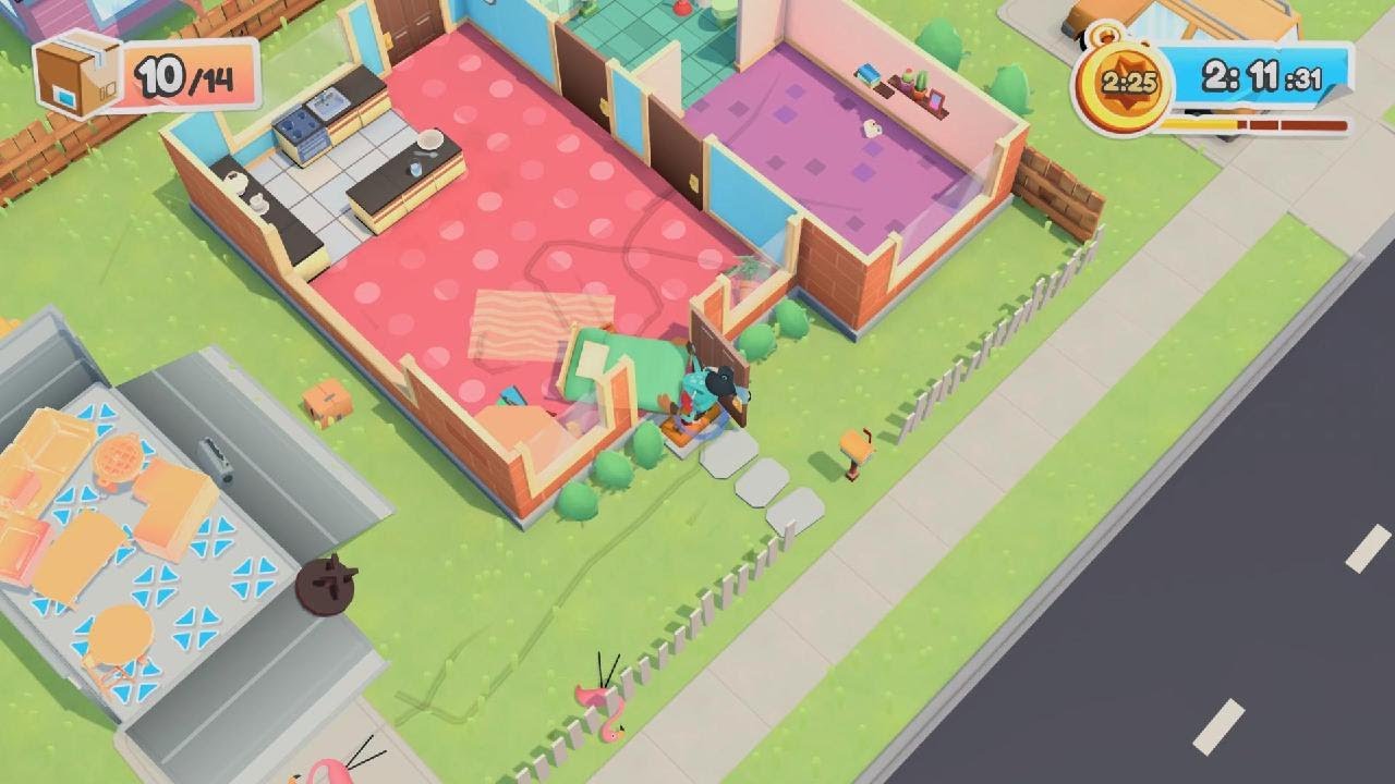 Moving Out - ps5 loading times + gameplay - YouTube