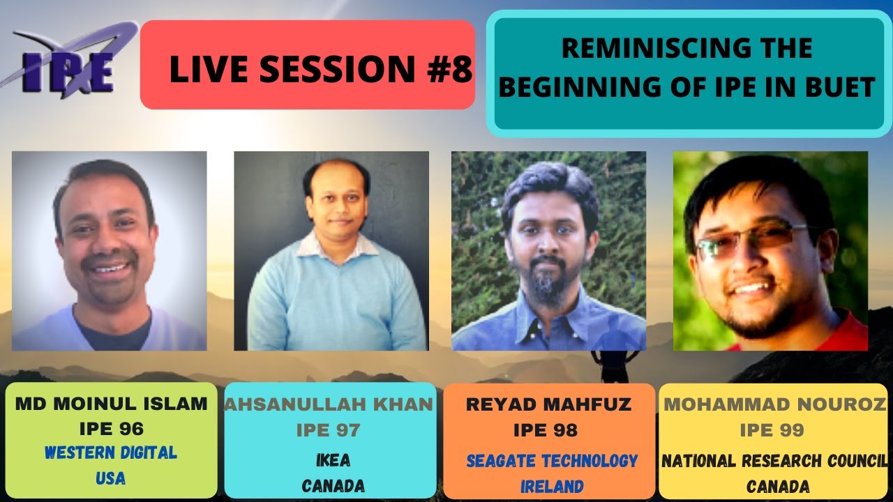 Reminiscing the beginning of IPE in BUET - YouTube