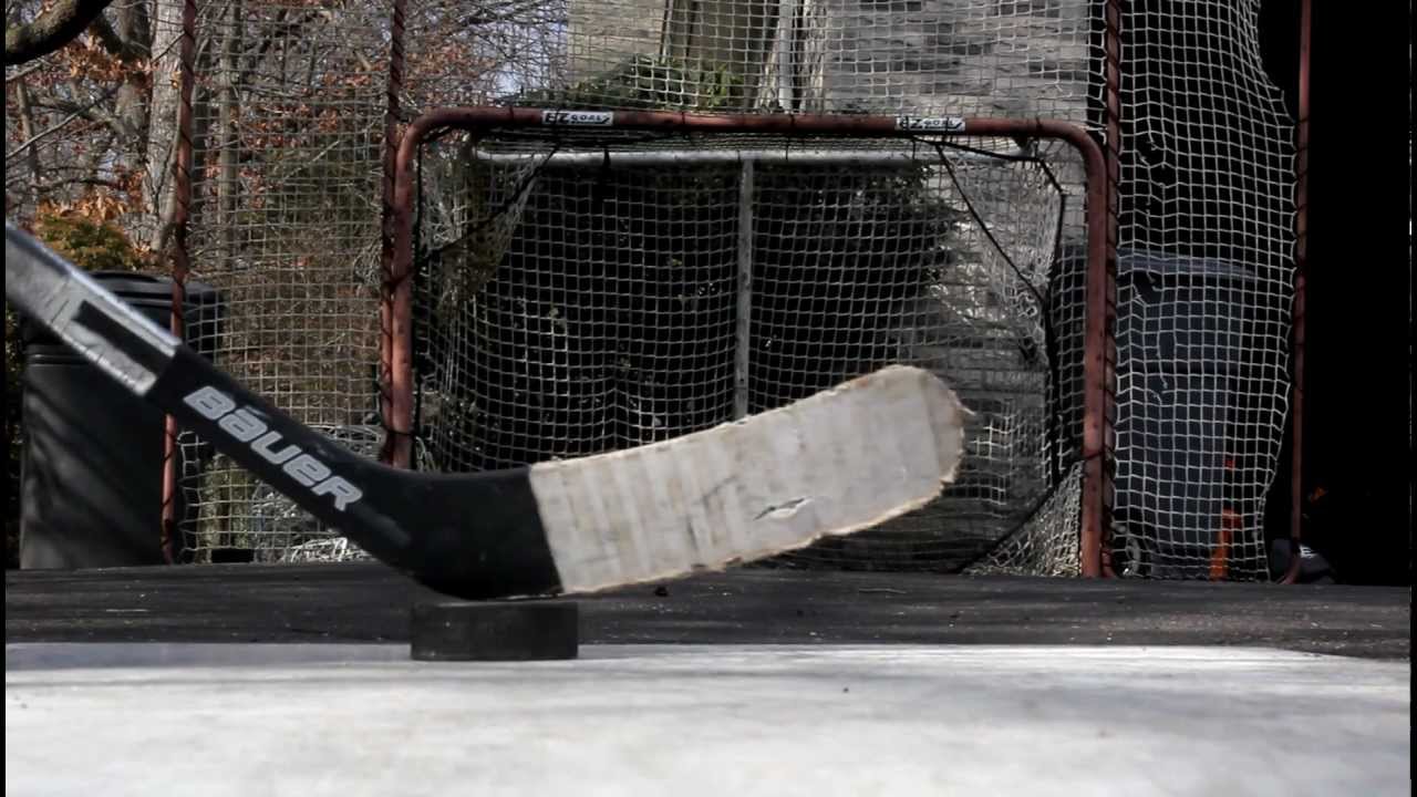 Shooting with the EASTON SE16 with a BAUER PM9 Blade - YouTube