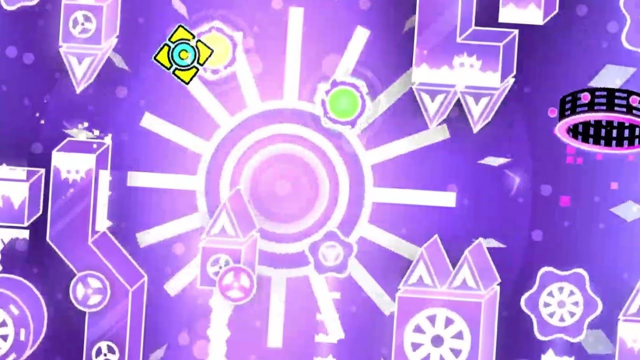 [Geometry Dash] PURPLE SPLASH [Medium Demon] by CastriX & more - YouTube