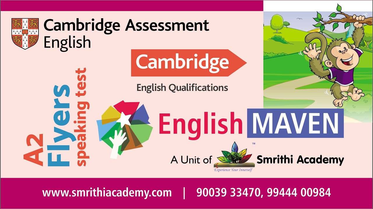 #Cambridge #English A2 Flyers speaking test - YouTube