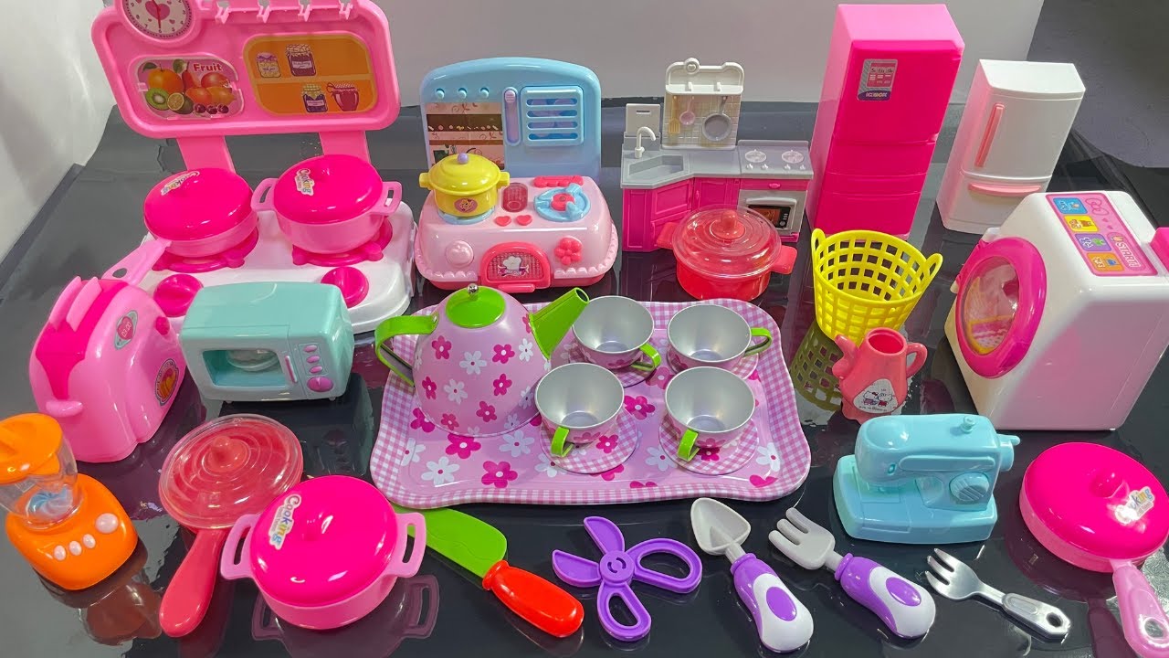 5 Minutes satisfying with unboxing hello kitty kitchen set #13 ...