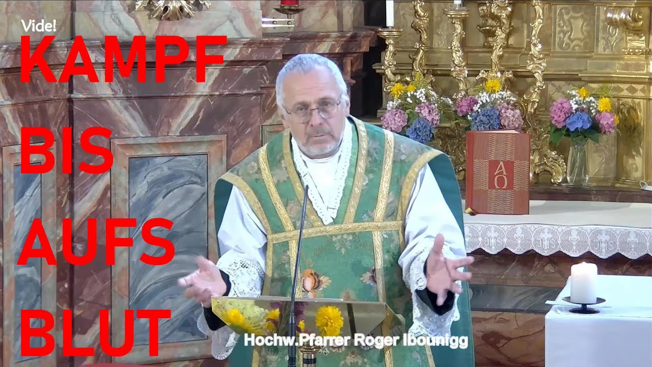 Kampf BIS AUFS BLUT !!! - Pfr. Roger Ibounigg - YouTube