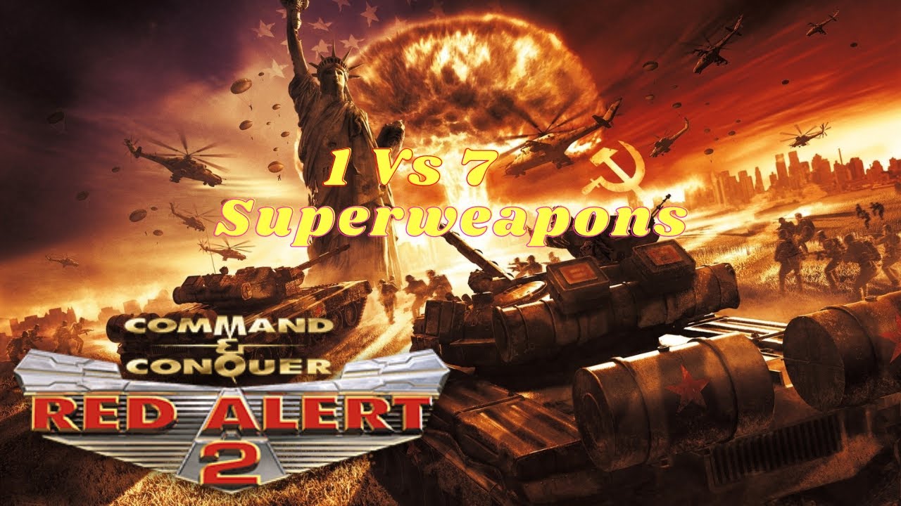 Red Alert 2 | 1 Vs 7 Brutal Enemy | Superweapons | RA2 | #58 - YouTube