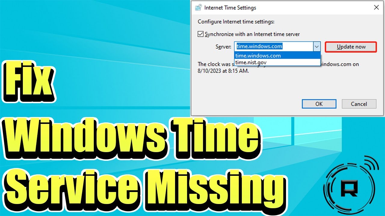 How to Fix Windows Time Service Missing in Windows 11 - YouTube