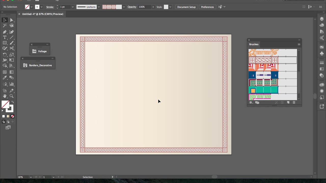 How to Make a Certificate in Adobe Illustrator CC - YouTube
