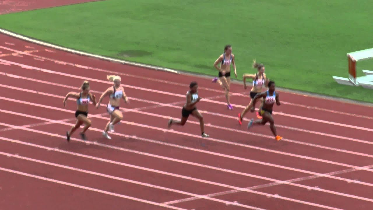 100M Open Toea Wisil 11.78 Qld Junior Championships 2015 - YouTube