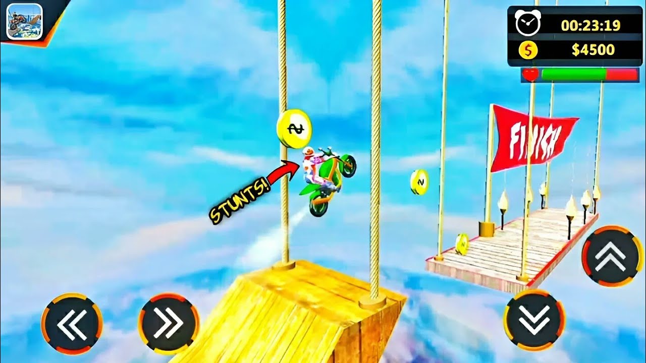 DOING STUNTS WITH BIKE! - Stunt Bike Riding Extreme 3D Gameplay - YouTube