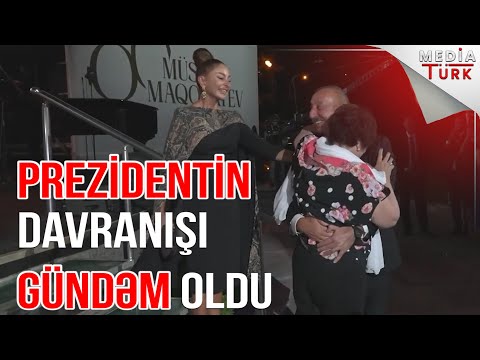 Prezidentin səmimi davranışı gündəm oldu-Media Turk TV