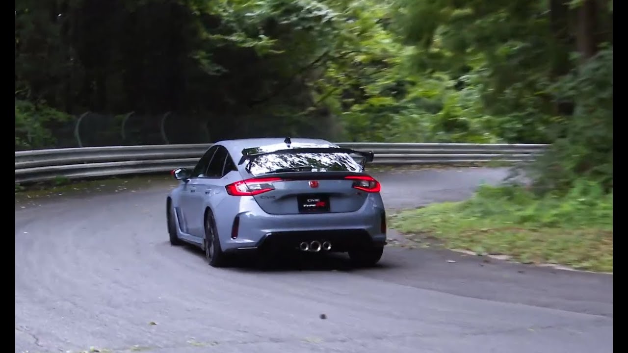 FL5 Modulo parts & rear spoiler test drive - YouTube