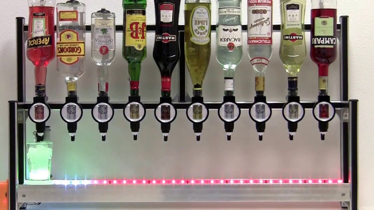 Rasberry Pi | the cocktail maker - YouTube