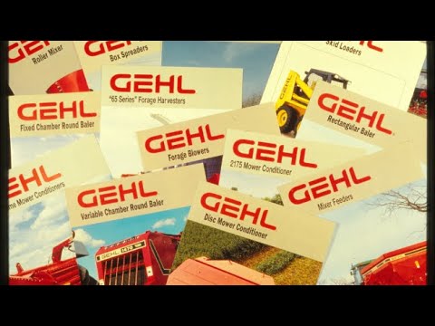 Gehl Hay Days Dealer Field Meeting 6-6-91 The 2340 Disc Mower - YouTube