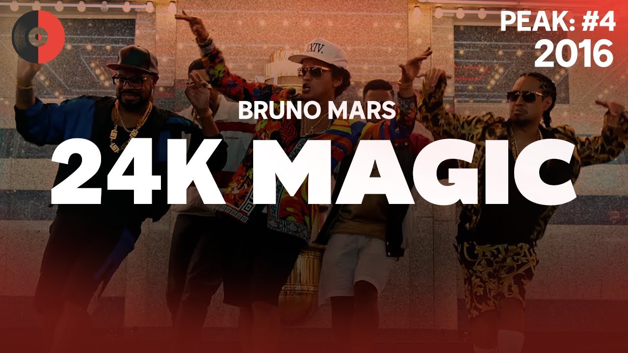 Bruno Mars - 24k Magic | 2016 Top Songs | Lyrics - YouTube