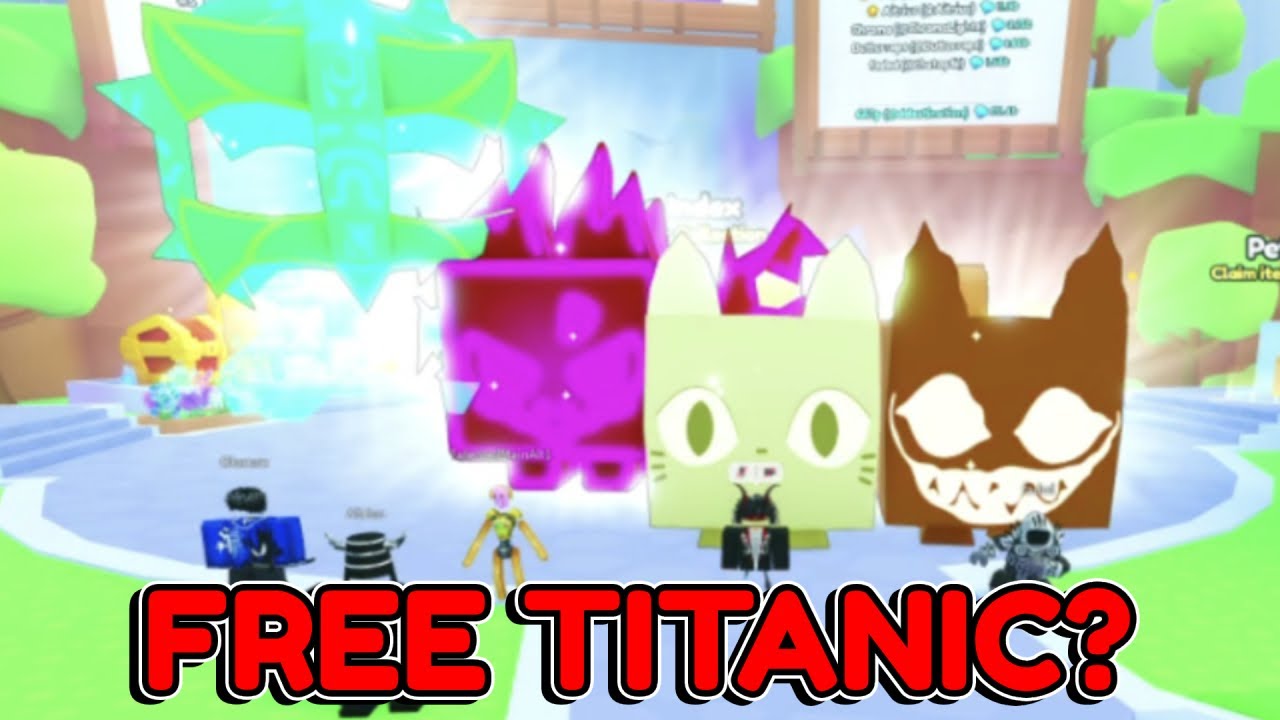 Big Games rewarded Exploiters Titanic Pets in Pet Simulator 99 😕 - YouTube