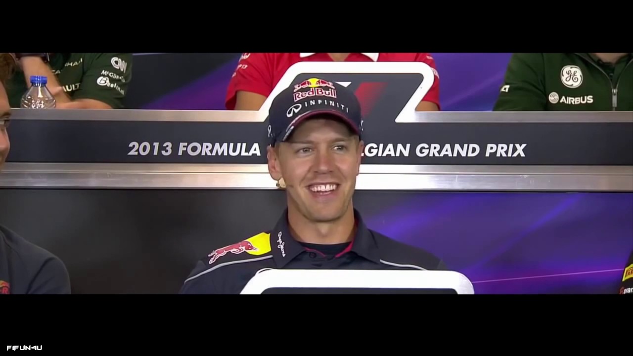 Sebastian Vettel funniest moments in press conferences! - YouTube