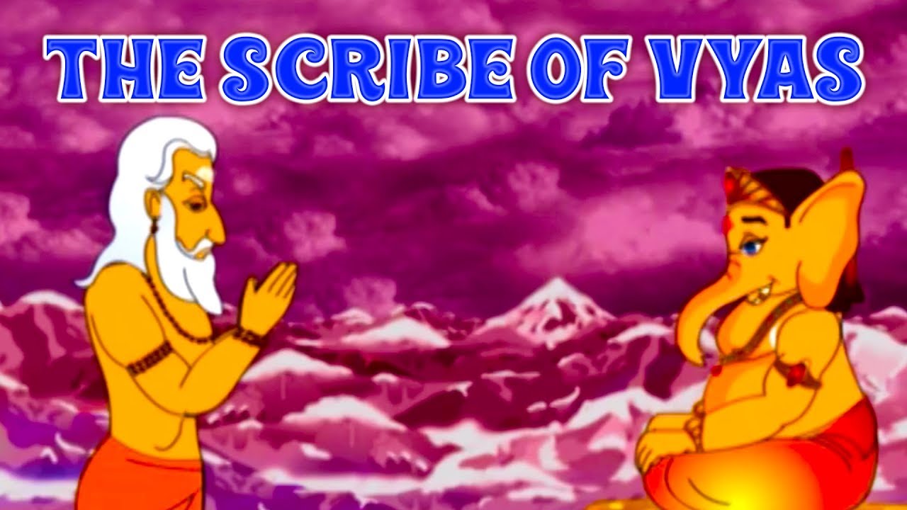 Ganesha Story For Kids - The Scribe of Vyas | Bal Ganesh | Bedtime ...