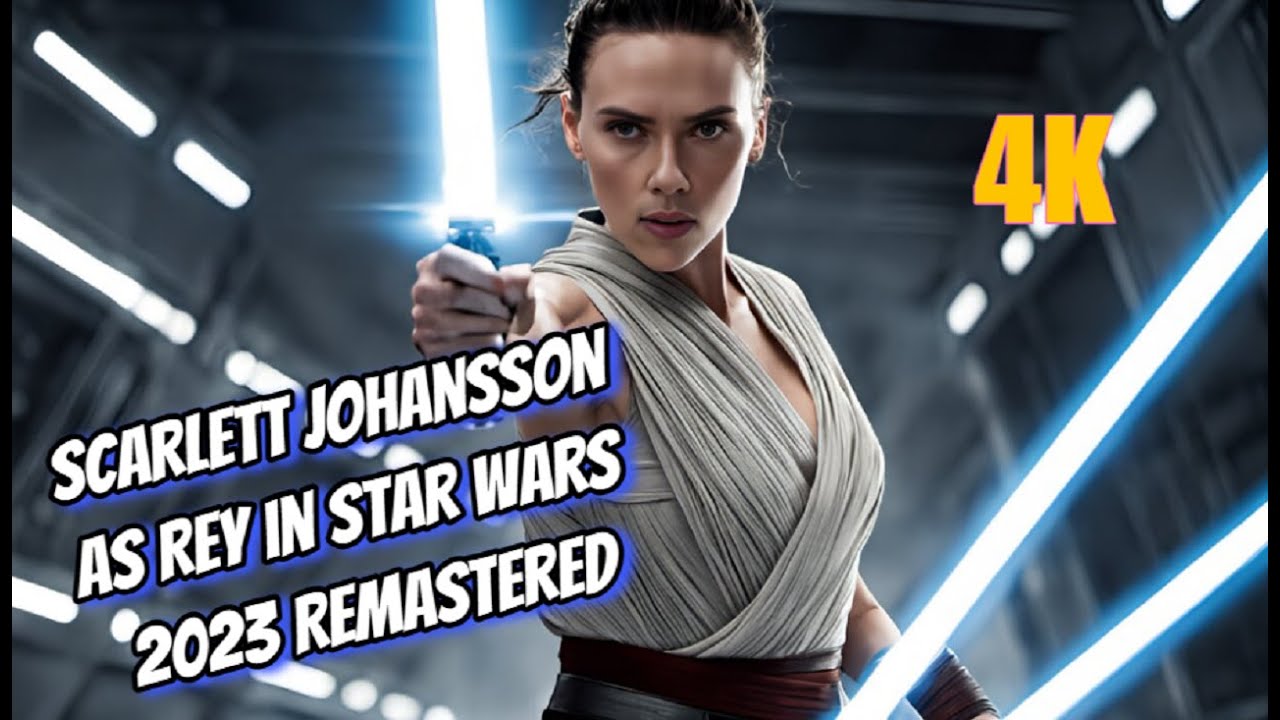 KI - AI generated Scarlett Johansson as Rey in Star Wars 2023 ...