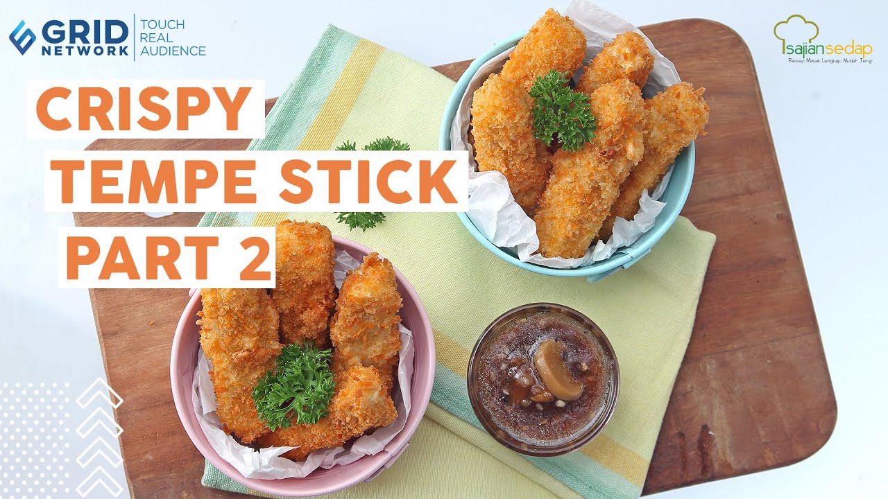 Resep Crispy Tempe Stick Part 2 Buat Pelengkap Makan malam - YouTube