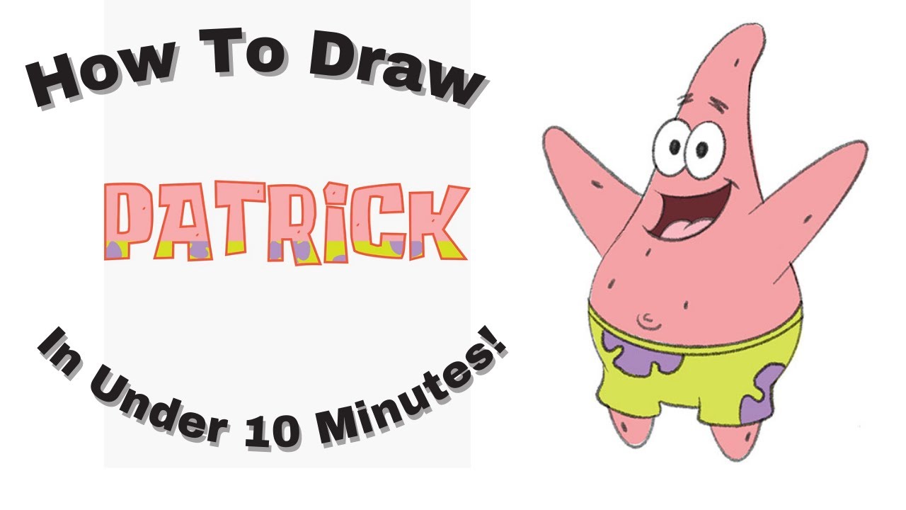 How To Draw Patrick Star | EASY | Step By Step - YouTube