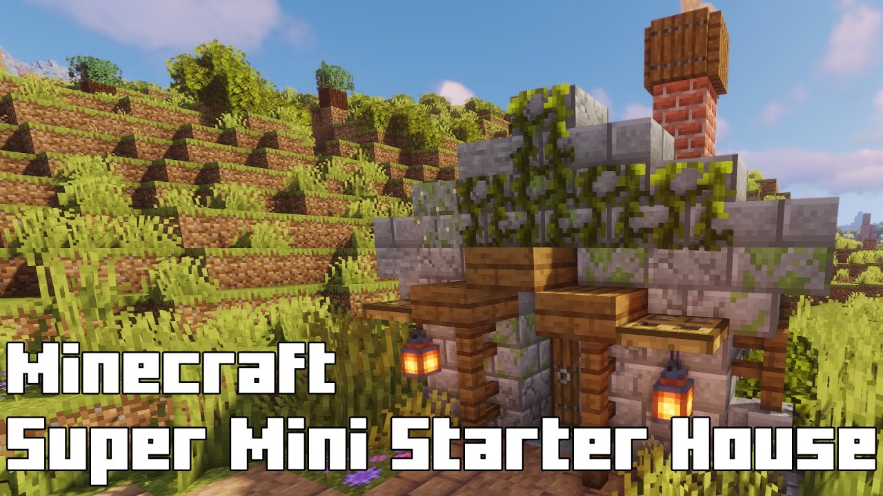 Build the ULTIMATE Super Mini Starter House in Minecraft! (EASY & FAST ...