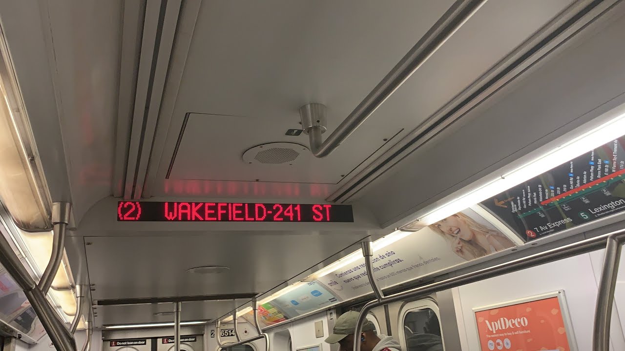 MTA Subway - R142 (2) Onboard Ride : 149 St-Grand Concourse - East 180 ...