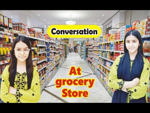conversation at grocery store ll English Learning ll - YouTube