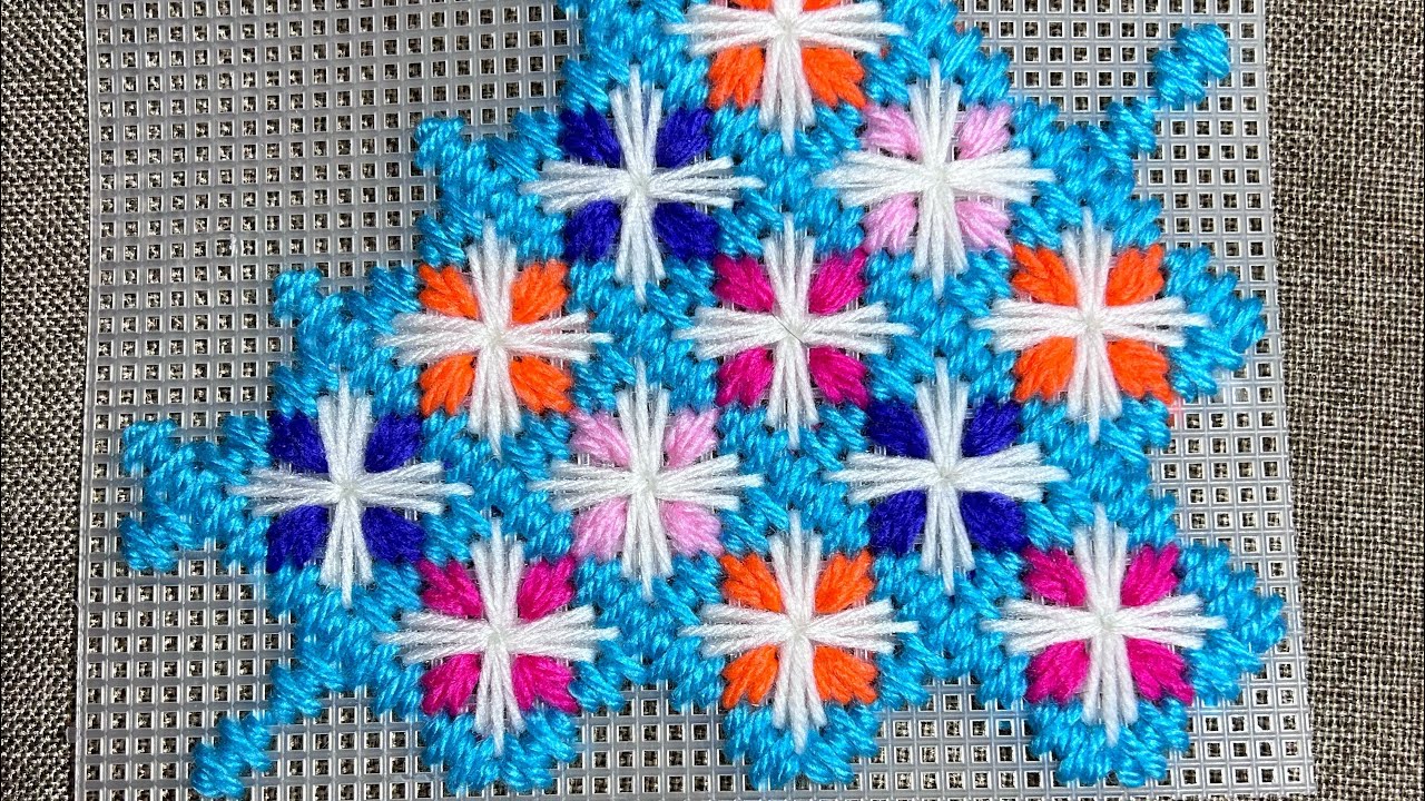 Plastic Canvas Design # 12 - YouTube