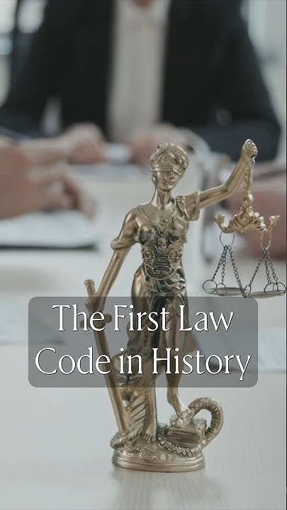 The First Law Code in History ⚖️ #AncientHistory #Mesopotamia #history ...