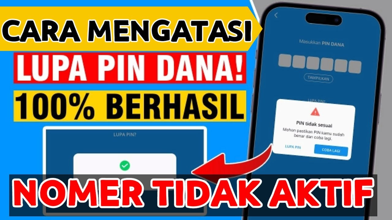 Cara Ganti Pin Dana Terbaru 2024 | Solusi Lupa Pin Dana Nomer Tidak ...