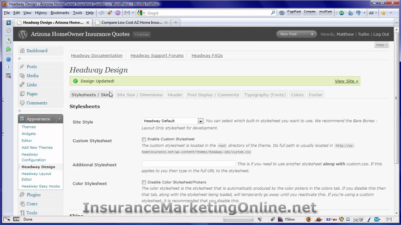 Day03 #2 Changing Wordpress Theme #2 - YouTube