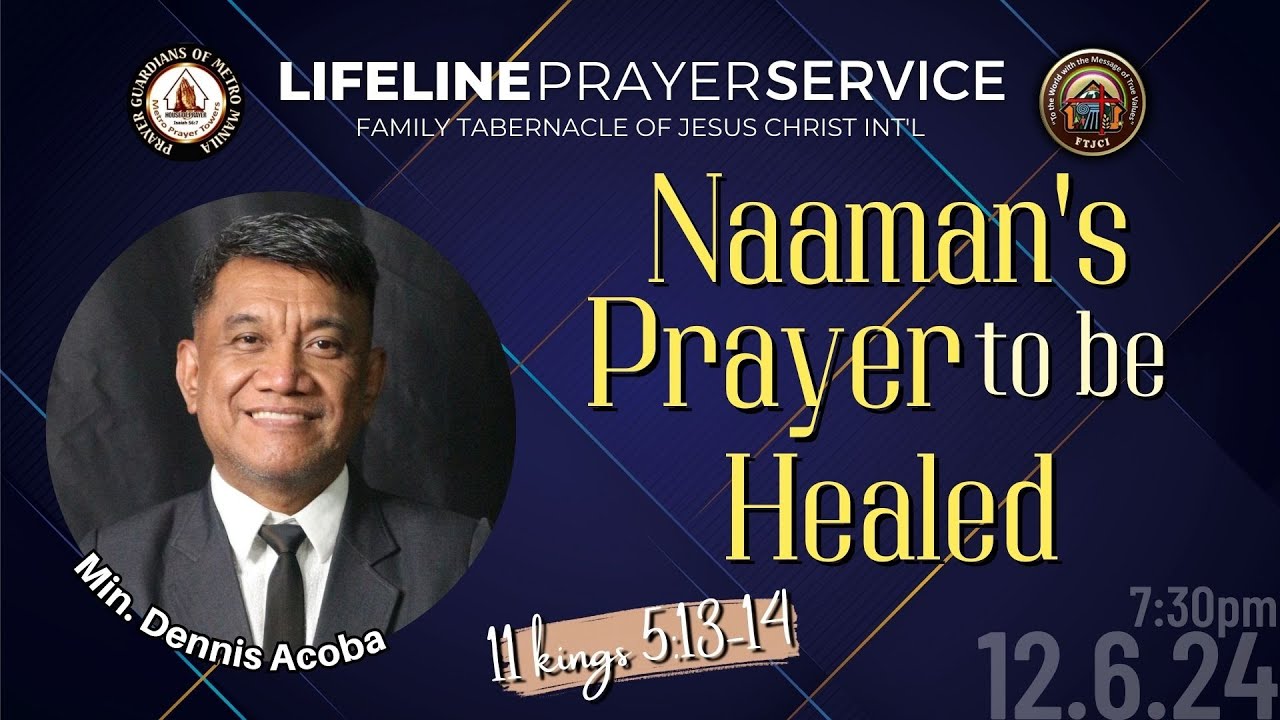 Lifeline Prayer Service | Dec. 6, 2024 - YouTube