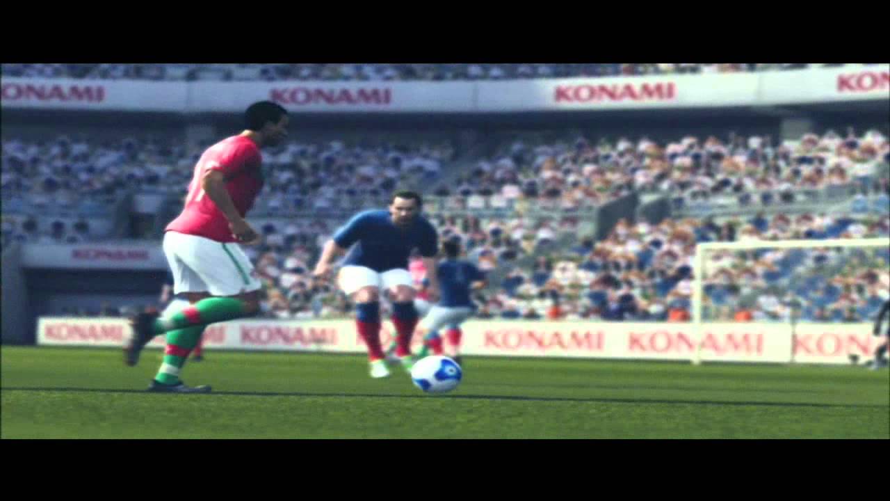 Pro Evolution Soccer 2012 Opening Scene and Ingame Menu - YouTube