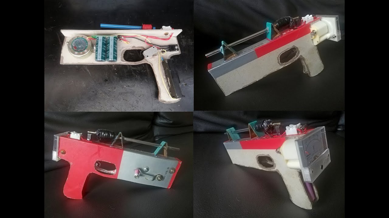 手摇充电式电磁枪|Hand rechargeable electromagnetic gun - YouTube