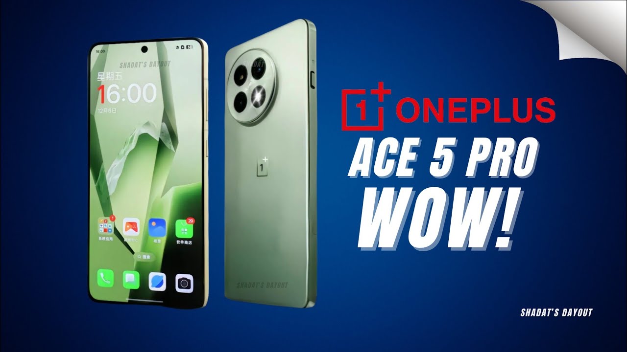 OnePlus Ace 5 Pro Full Specs & Price Leaked! Must-See First Look - YouTube