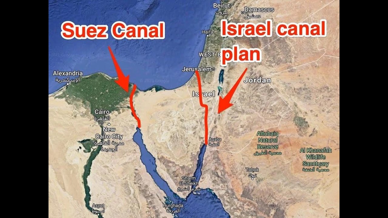 Ben Gurion Canal Project A New Maritime [] Alternative to Suez Canal ...