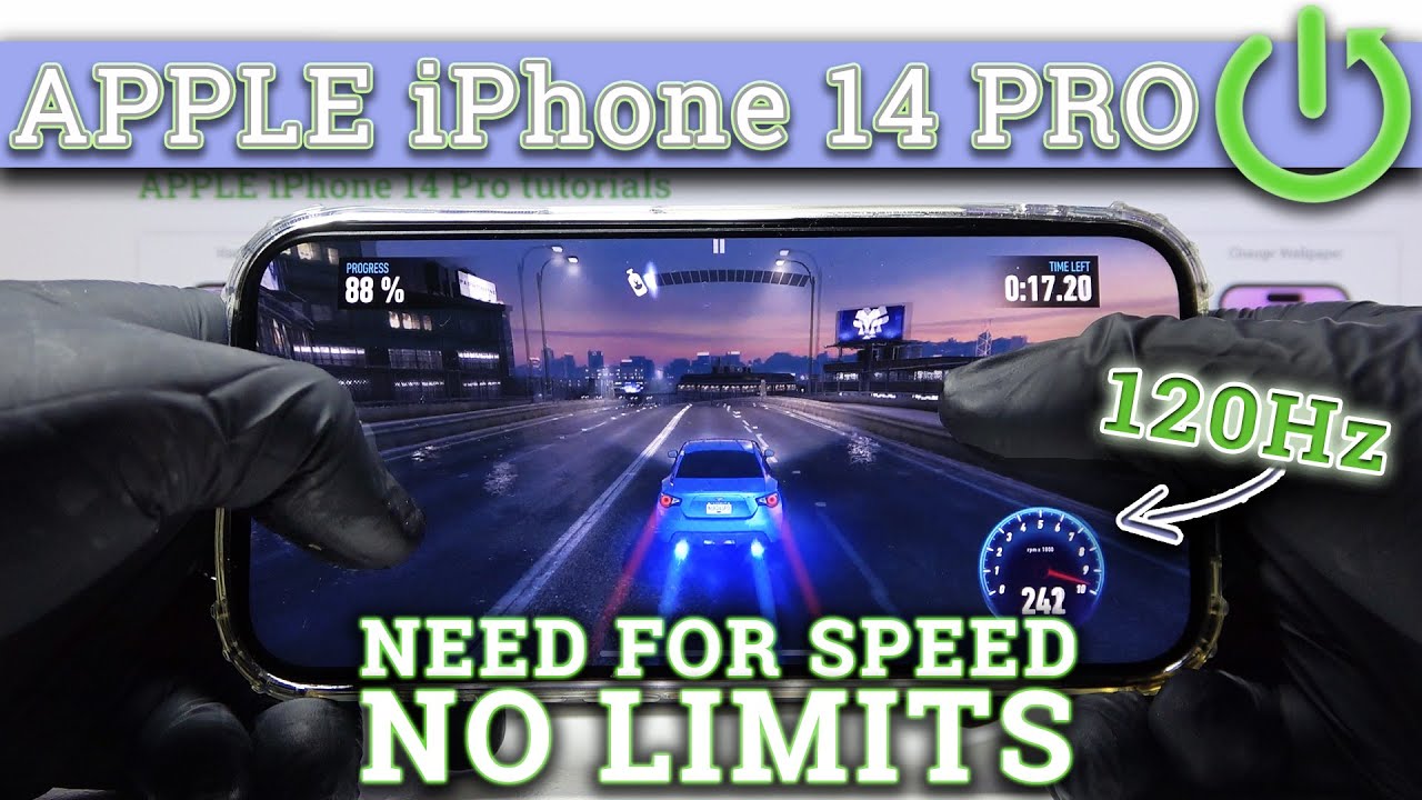 iPhone 14 PRO - NFS No Limits ️ Newest Apple vs Game! | GAMING TEST 🚩 ...