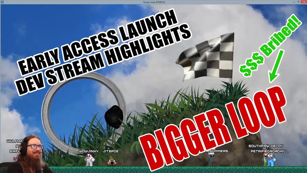 Goop Loop Game Dev Highlights Part 3 - EA Launch + Bigger Loop! - YouTube