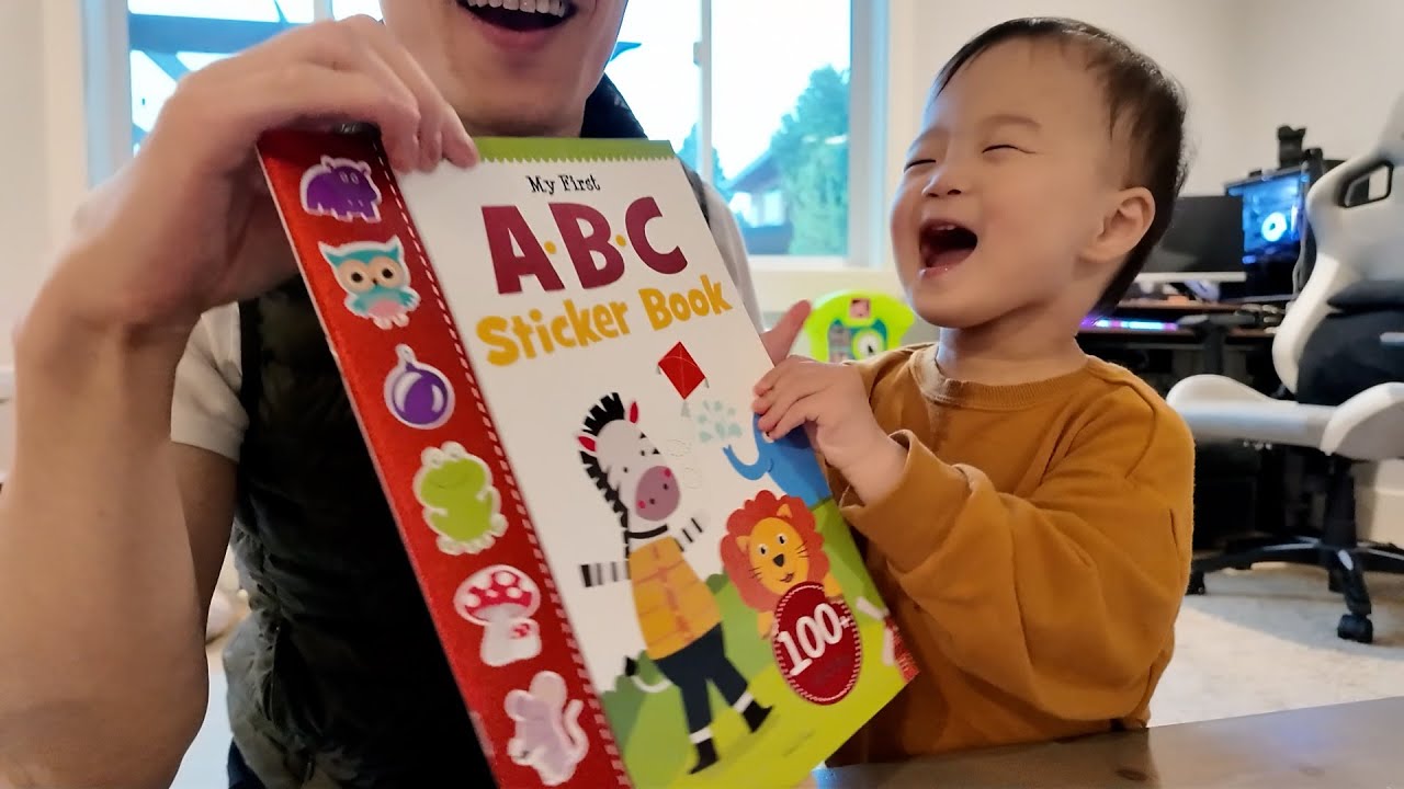 My FIrst ABC Sticker Book - YouTube