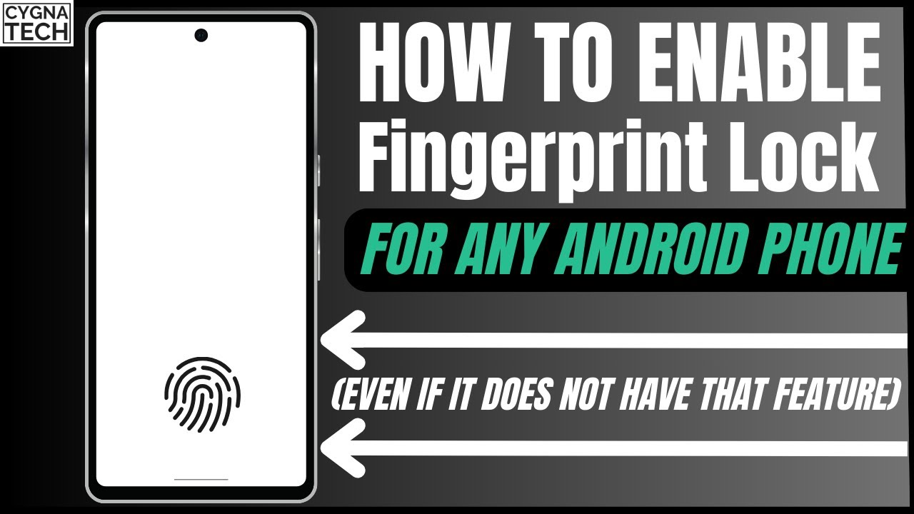 How To Apply Screen Fingerprint Lock For Any Android Phone | 100% ...
